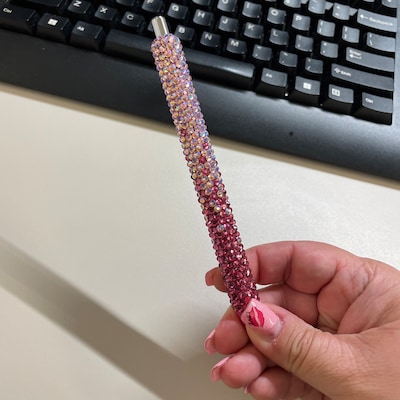 Neon RAINBOW Custom Rhinestone Pen - Etsy