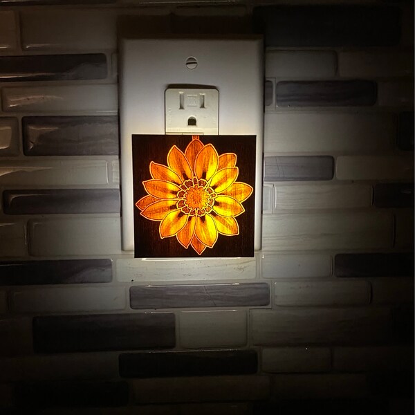 Wild Flower (night Light, Daisy, Art Prints, Girl Gift, Flower Girl ...