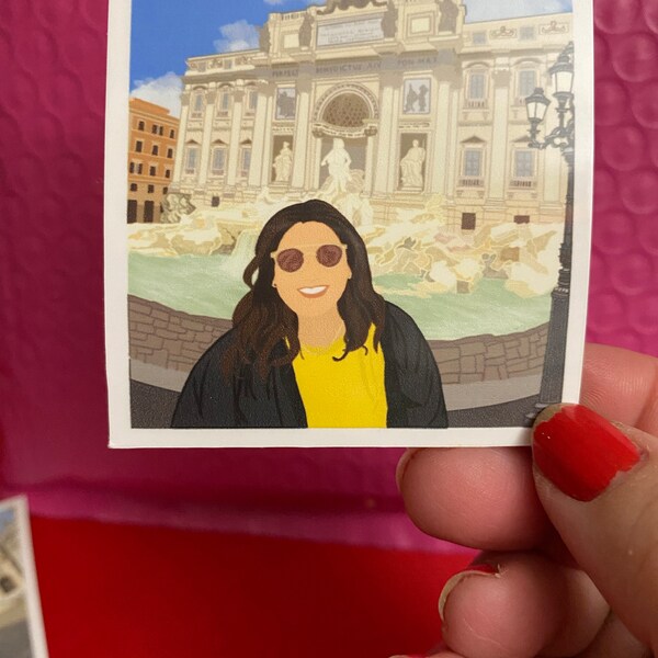 Personalized Stickers | Matte or Glossy | Minimal | Custom Drawing ...