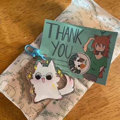 Holographic Gojo Cat Sticker Jujutsu Sorcerer Cute Cat Anime Sticker ...