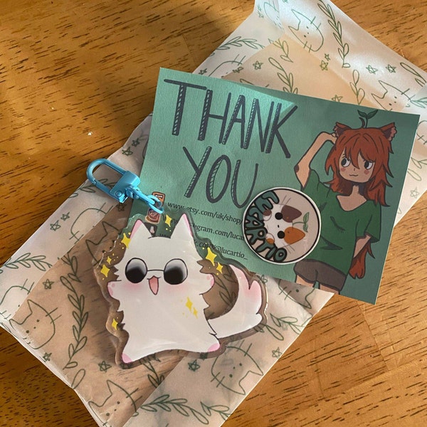 Holographic Gojo Cat Sticker ~ Jujutsu Sorcerer ~ Cute Cat Anime ...