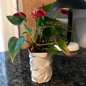 Origami Ceramic Mug. Minimalist Porcelain Mug.triangle Minimal Pencil ...