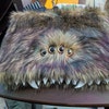 Furry Brown Monster Laptop Sleeve - Etsy