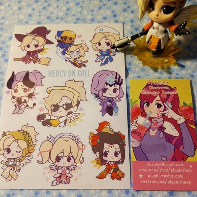 Mercy Love Sticker Sheet - Etsy