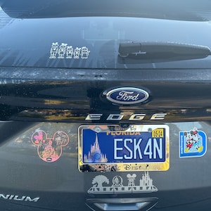 Disney Customized Name Decal With Mickey Minnie or - Etsy