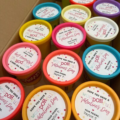 Hope You Have a Wondohful Valentine's Day Sticker,play-doh Valentines ...