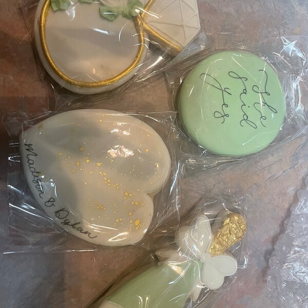 She Said Yes - Engagement Cookies - Etsy