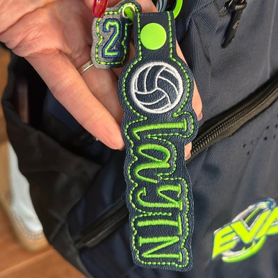 Custom Volleyball Keychain, Volleyball Team Gifts, Personalized ...