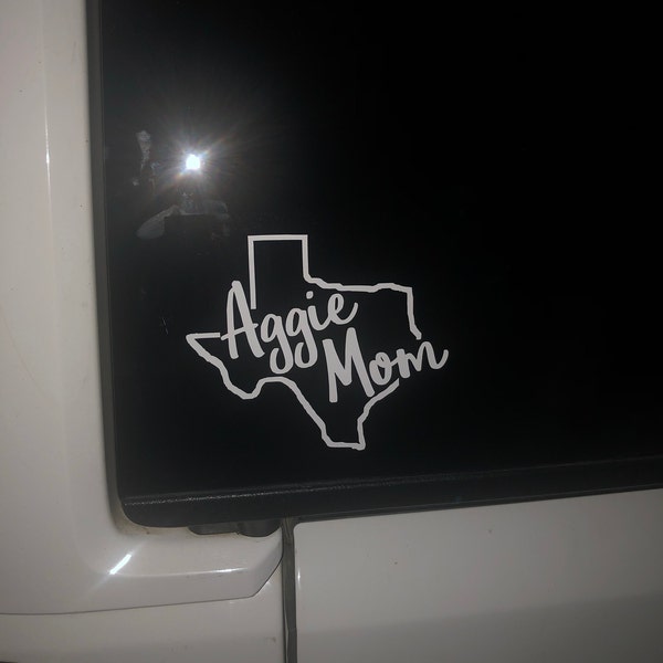 Aggie Mom Decal Sticker | Car Decal | Laptop Decal - Etsy