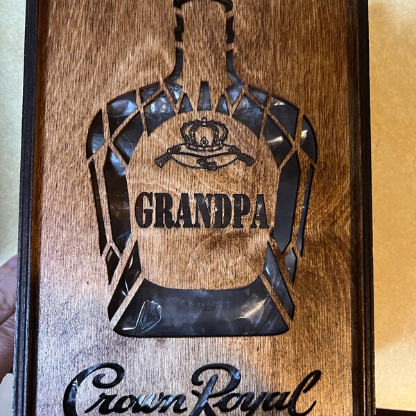 Crown Royal Box I Gift Box I Liquor Box I Custom Gift I Fathers Day ...