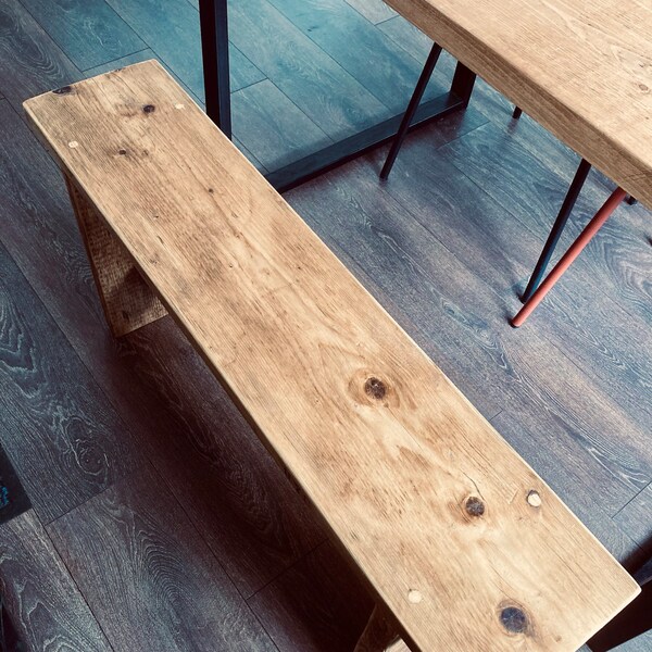 Rustic Bench Seat - Etsy