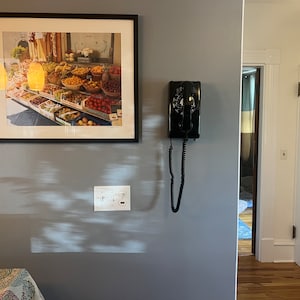 Retro Touch Tone Wall Phone in Red, Restored and Working - Etsy