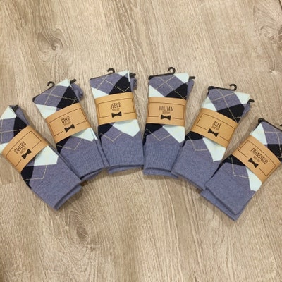 Custom Sock Labels Personalized Labels Perfect for Wedding or Groomsmen ...