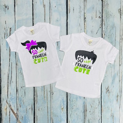 So Franken Cute Svg, Girl Halloween Svg, Monster Svg, Dxf, Eps, Png ...