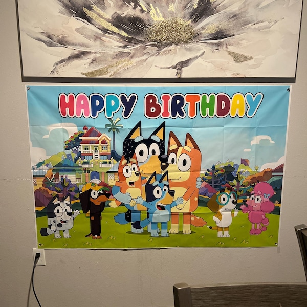 Bluey Birthday Decorations, Party Decorations, Party Supplies, Balloons ...