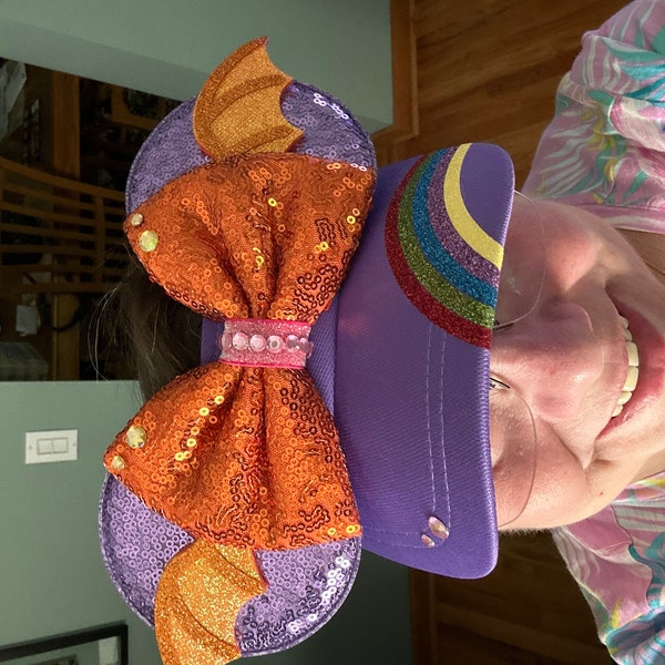 Figment Inspired Visor, Disney Visor, Disney Parks Essentials, Dragon ...