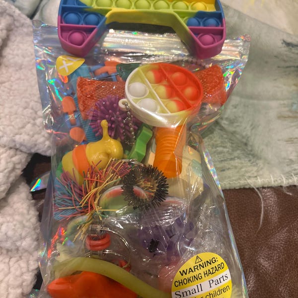 Fidget Sensory Stress Toy Surprise Grab Bags Fun Fidgets Decompression ...