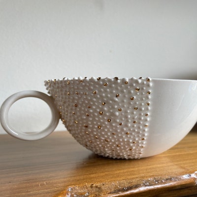 Origami Ceramic Mug. Minimalist Porcelain Mug.triangle Minimal - Etsy