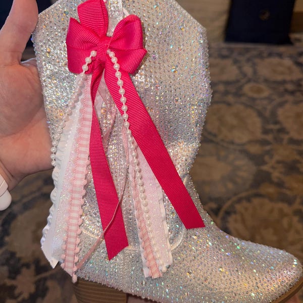 South Carolina College Gameday Boot Bows | Orange and Purple Boot Bows ...