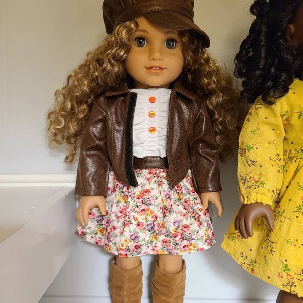 Urban Explorer - Doll Clothes for 18 Inch Doll - Brown Motorcycle ...