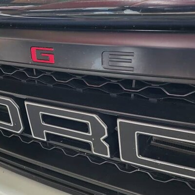 2019-2021 Custom Grill Letter Inserts for Front Grill 1/16 ABS Plastic ...