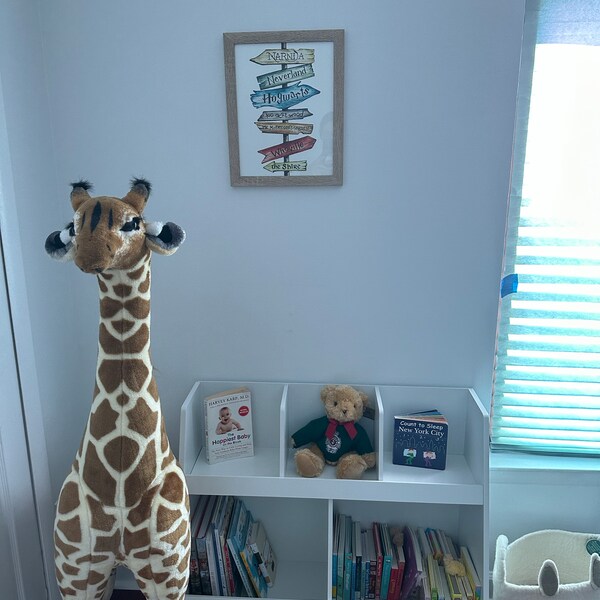 Updated Storybook Signpost Print. Storybook Nursery Decor. - Etsy