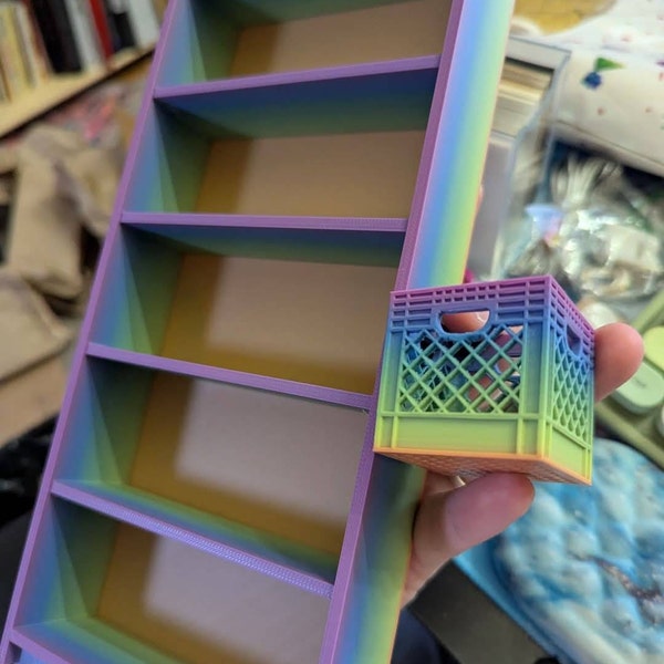 1/6 Scale 3 Shelf Mini Library Cart/ Mini Brands Books / Mini Books ...