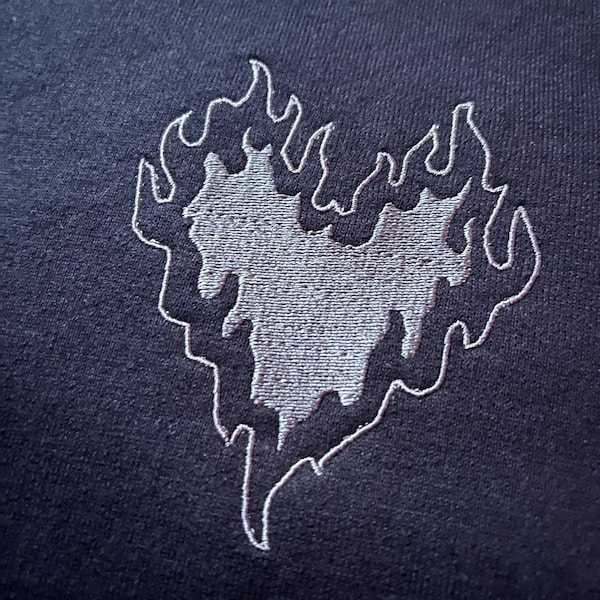 Fireheart SJM Throne of Glass Embroidered Crewneck Sweatshirt - Etsy