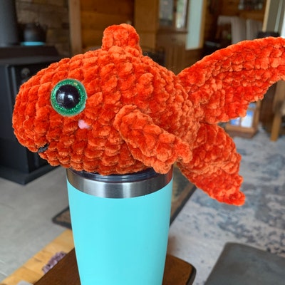 PATTERN: Plush Gloria the Goldfish Pattern Amigurumi Chunky Goldfish ...