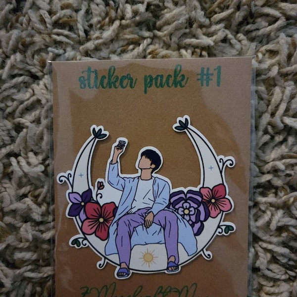BTS Stickers | Taehyung (V) Sticker Pack #2 - Etsy