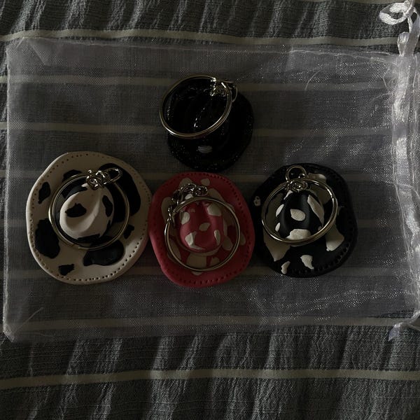 Chocolate Covered Strawberry Keychains 3 Styles Strawberry Charms Food ...