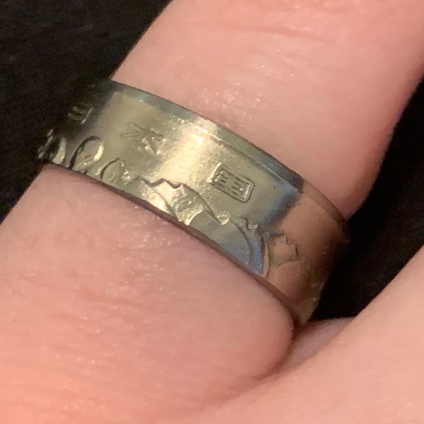 100 Yen Coin Ring, Japanese Coin Ring, Japanese Coins, 100 Yen, Anime ...