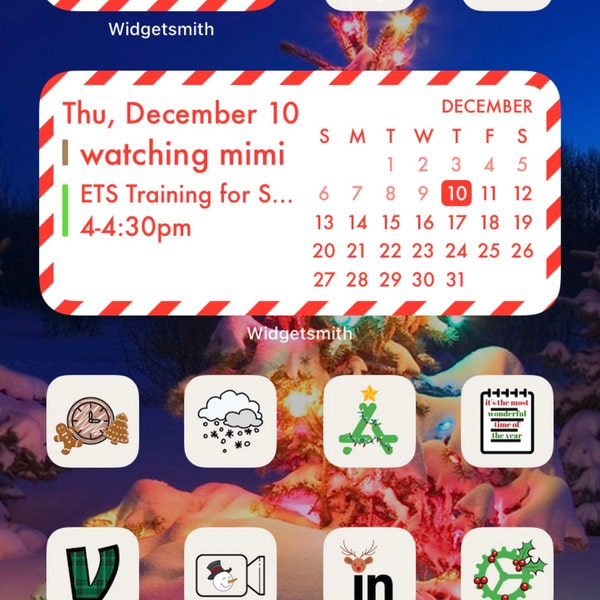 Christmas Aesthetic App Icons | Christmas Apps | Christmas Cheer App ...