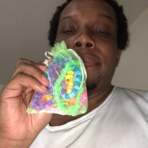 2D DNA Rainbow Kandi Cuff Bracelet in Black or White. Perfect for Any ...