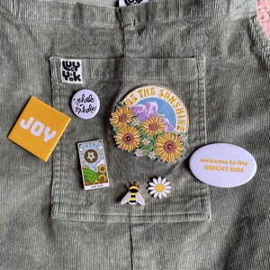 Bee Enamel Pin - Bee Lapel Pin - Rose Gold Bee Pin - Hard Enamel Pin ...