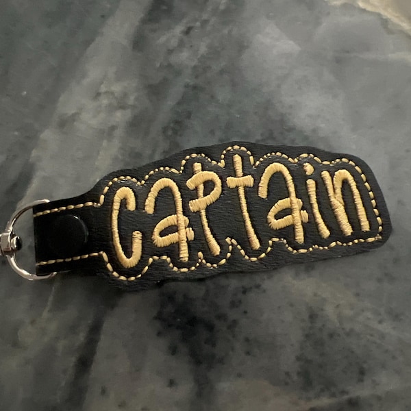 Captain Cheerleader Name Tag Keychain, Captains Keychain, Cheer ...