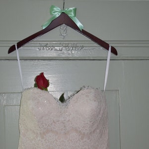Wedding Hanger, Princess Bride Hanger, Personalized Hanger, Bridal ...