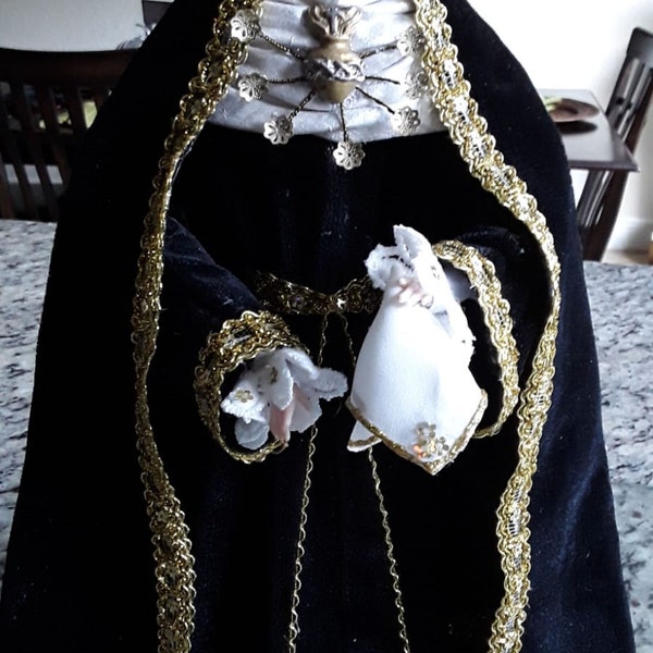 Virgin Mary Statue of Our Mystical Rose 14 Figure Catholic Christian ...