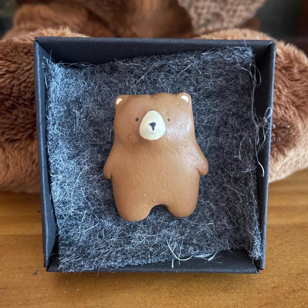 Barn Owl Brooch - Handpainted Clay Brooch - Bird Pin Badge - Etsy