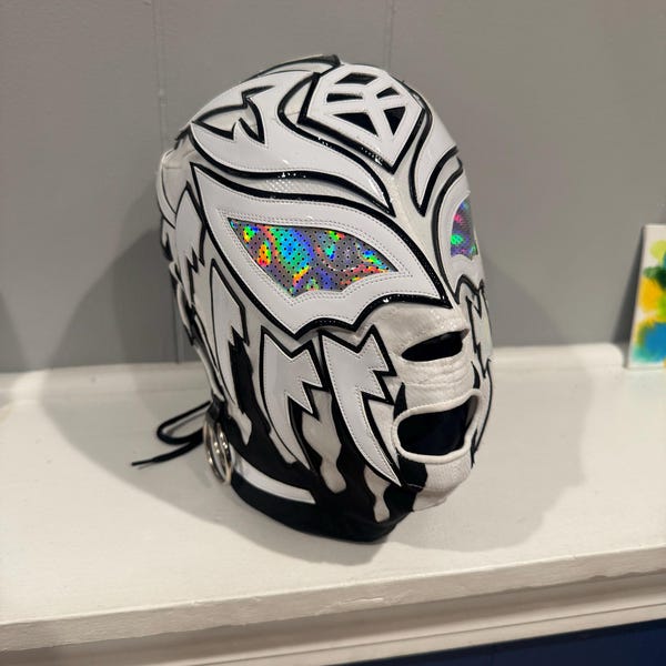 Hand Made SHADOW MASK Wrestling Mask Luchador Costume Wrestler Lucha ...