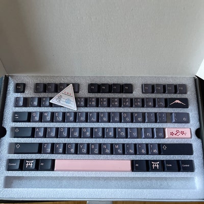 Cute Blue & White Ocean PBT XDA Keycaps Set for Mechanical Keyboard ...