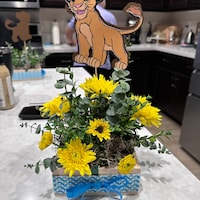 6 Baby Simba Lion King Party Decoration Centerpieces Diaper - Etsy