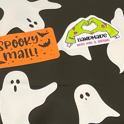 PNG Sticker Download Spooky Mail Halloween Small Business - Etsy