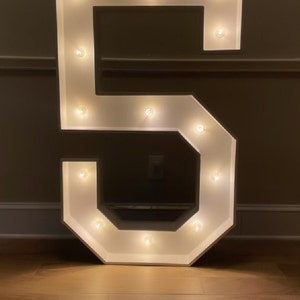 3ft & Symbol Ampersand Marquee Letter Blueprints Build | Etsy