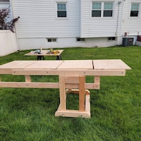 Transforming Shelf /workbench Plans, Convertible Table/shelf Build ...