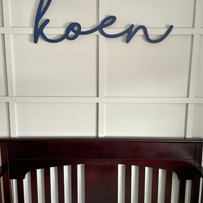 Baby Name Sign Cutout Name Cut Out Personalized Name Sign - Etsy