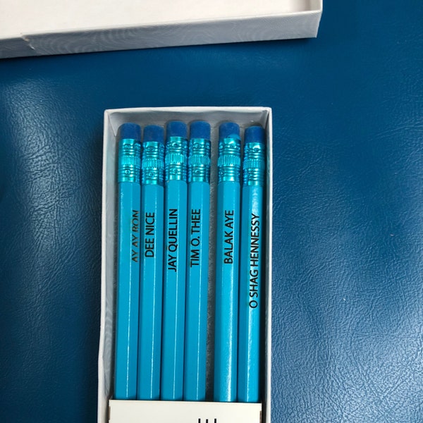 Key & Peele Substitute Teacher Pencils: Mispronounced Names, Set of 6 ...