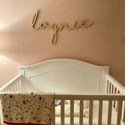 Nursery Name Sign for Over the Crib Nursery Wall Decor - Etsy