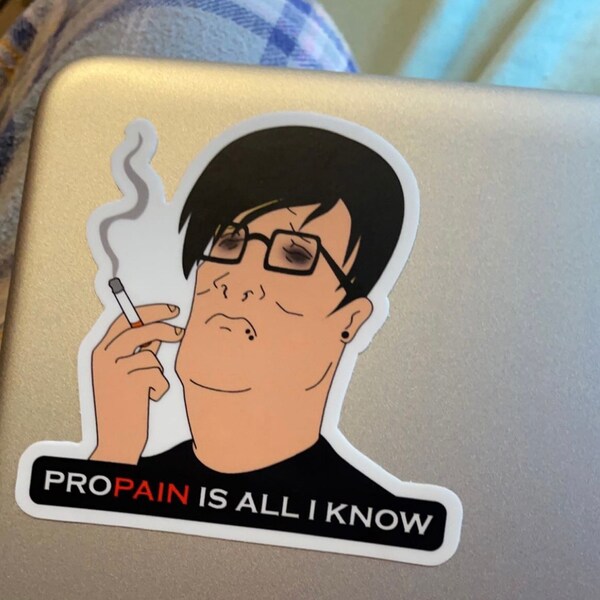 Emo Hank Hill Sticker (default) - Etsy