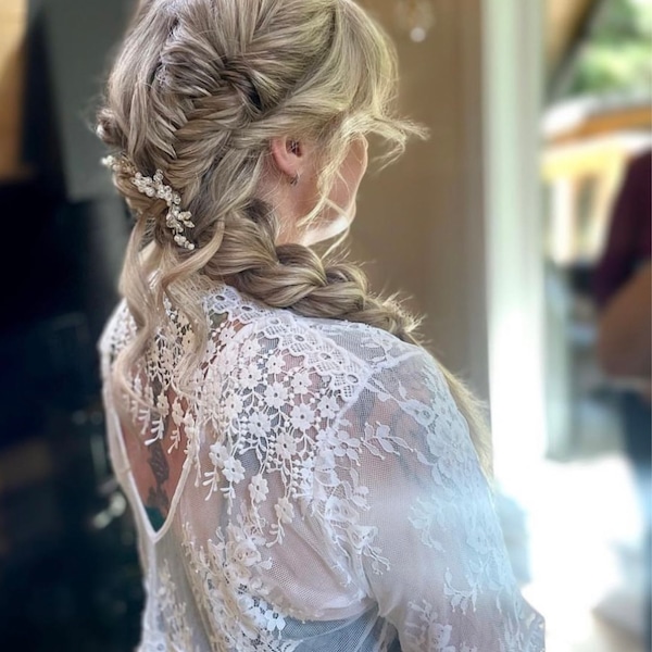 Bridal Lace Backless Robe With Panties Wedding Sleepwear Bridal ...
